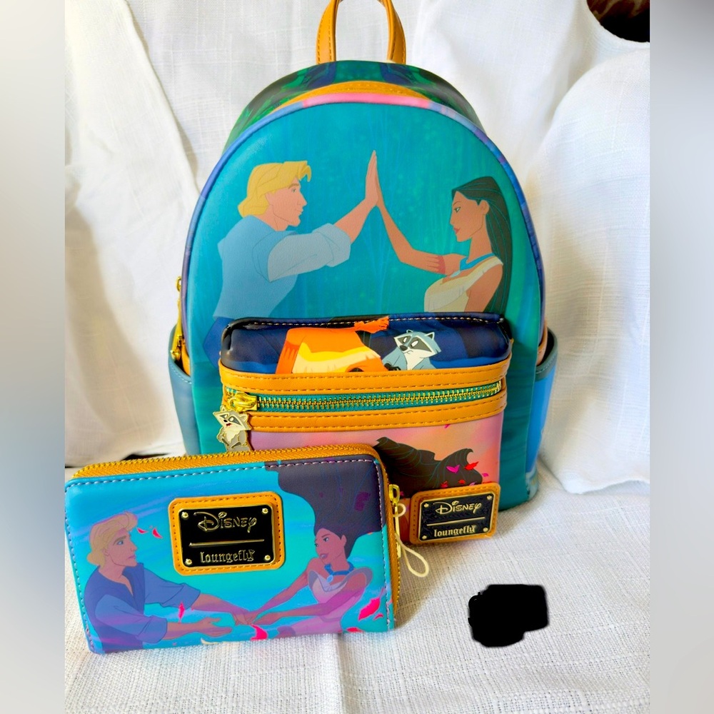 Loungefly Disney Pocahontas Backpack And Wallet Set -… - Gem
